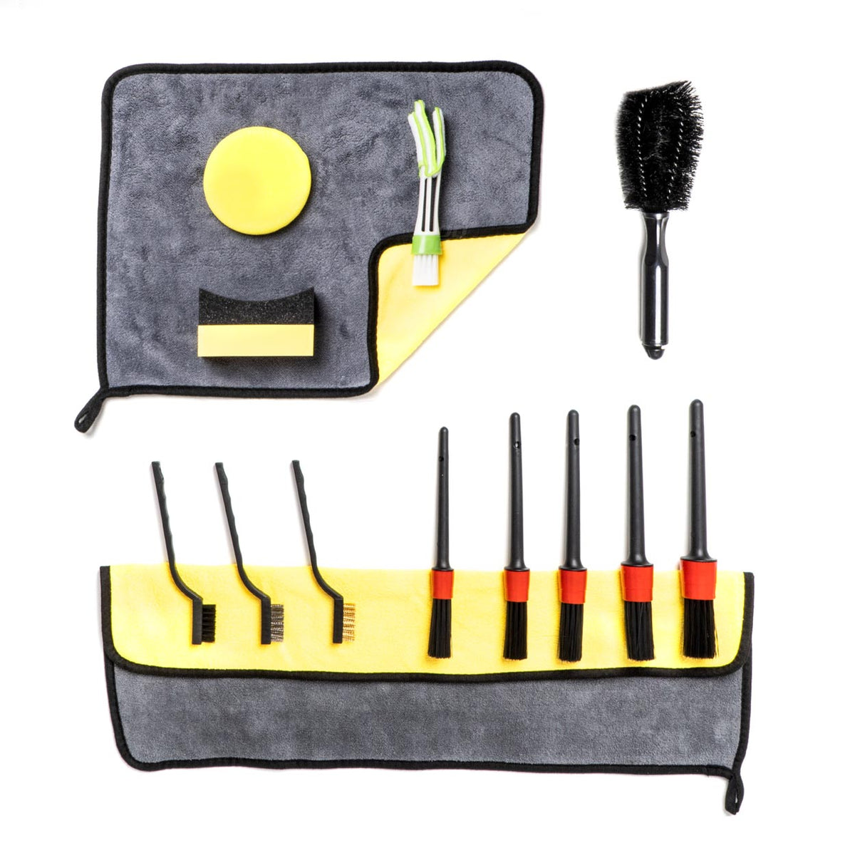 Amio 14 Pce Car Detailing Brush Set – WWW.PLANETAUTO.IE