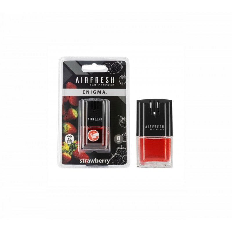 Airfresh Enigma Strawberry Vent Mount Air Freshener 8ml – WWW.PLANETAUTO.IE