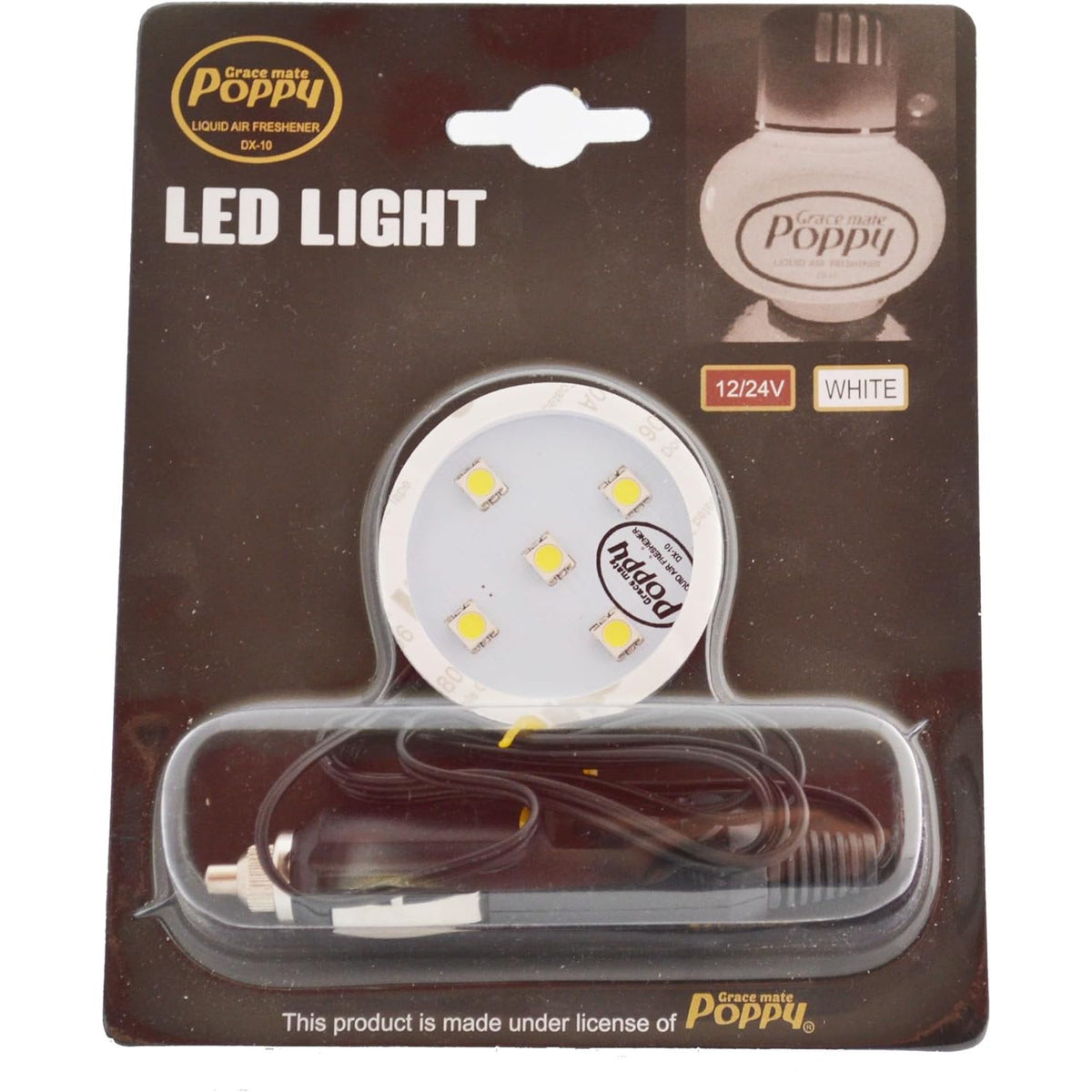 Grace Mate Poppy LED Light White with Cig Plug – WWW.PLANETAUTO.IE