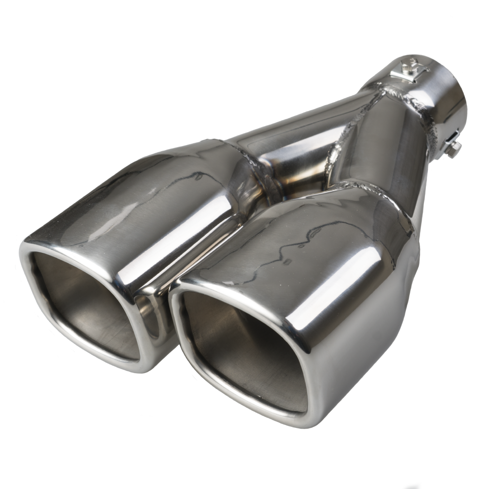 Premium Twin Rolled Rectangular Exhaust tip Left & Right – WWW ...