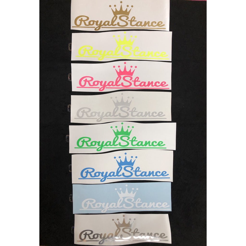 Royal Stance Sticker