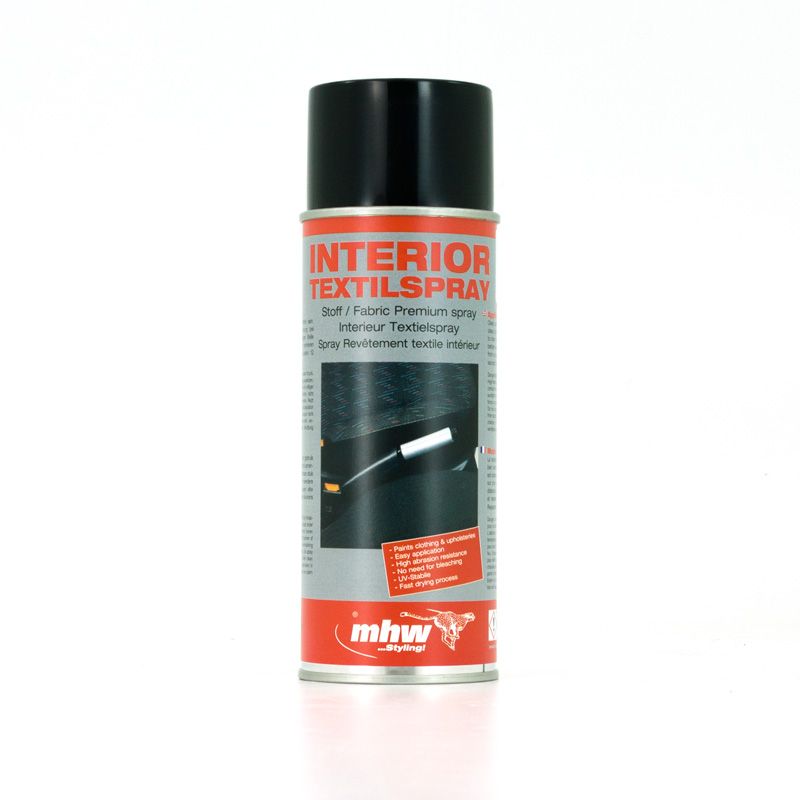 MHW Textile Spray Black 400ml – WWW.PLANETAUTO.IE